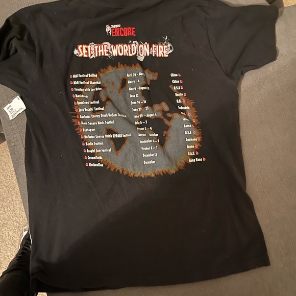 zippo | Shirts | Vintage Encore Tour Shirt | Poshmark